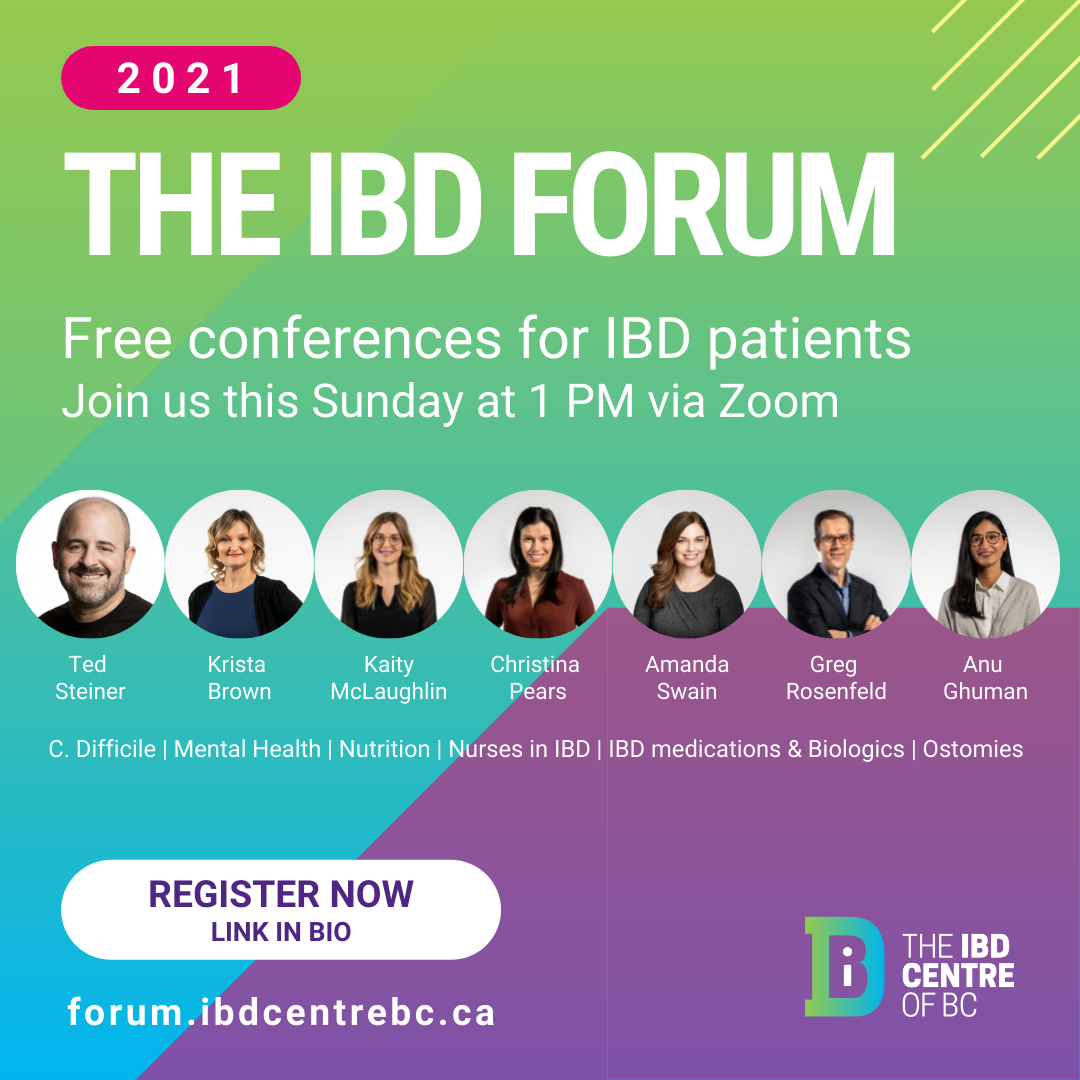 Free Conferences for IBD Patient - The IBD Forum 2021 - The IBD Centre ...
